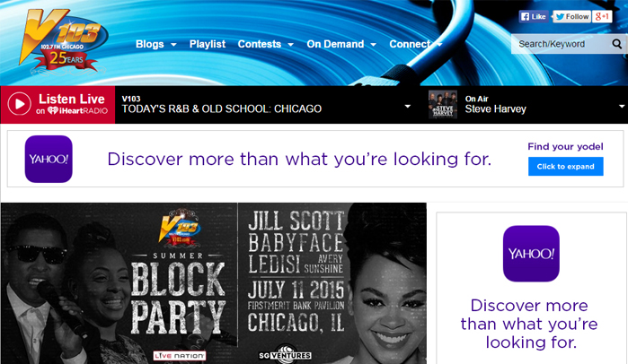Listen Live: Chicago’s #1 Rated WVAZ/V103 Listen Live: Chicago’s #1 Rated WVAZ/V103